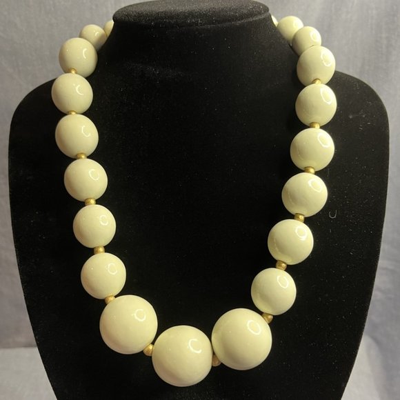 Express | Jewelry | Express Graduated Retro 96s Style Bead Necklace ...